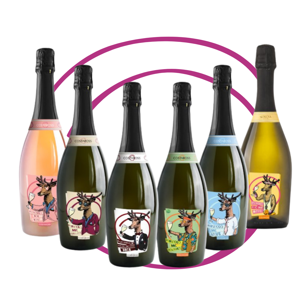 Costaross | Mixované sady Prosecca a šumivého vína z Itálie